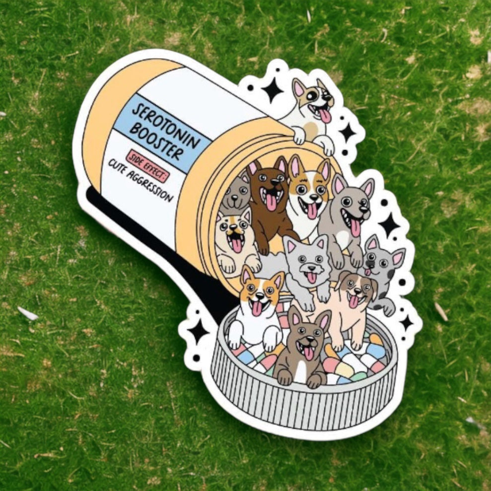 Serotonin Booster Sticker – Mom & Wag